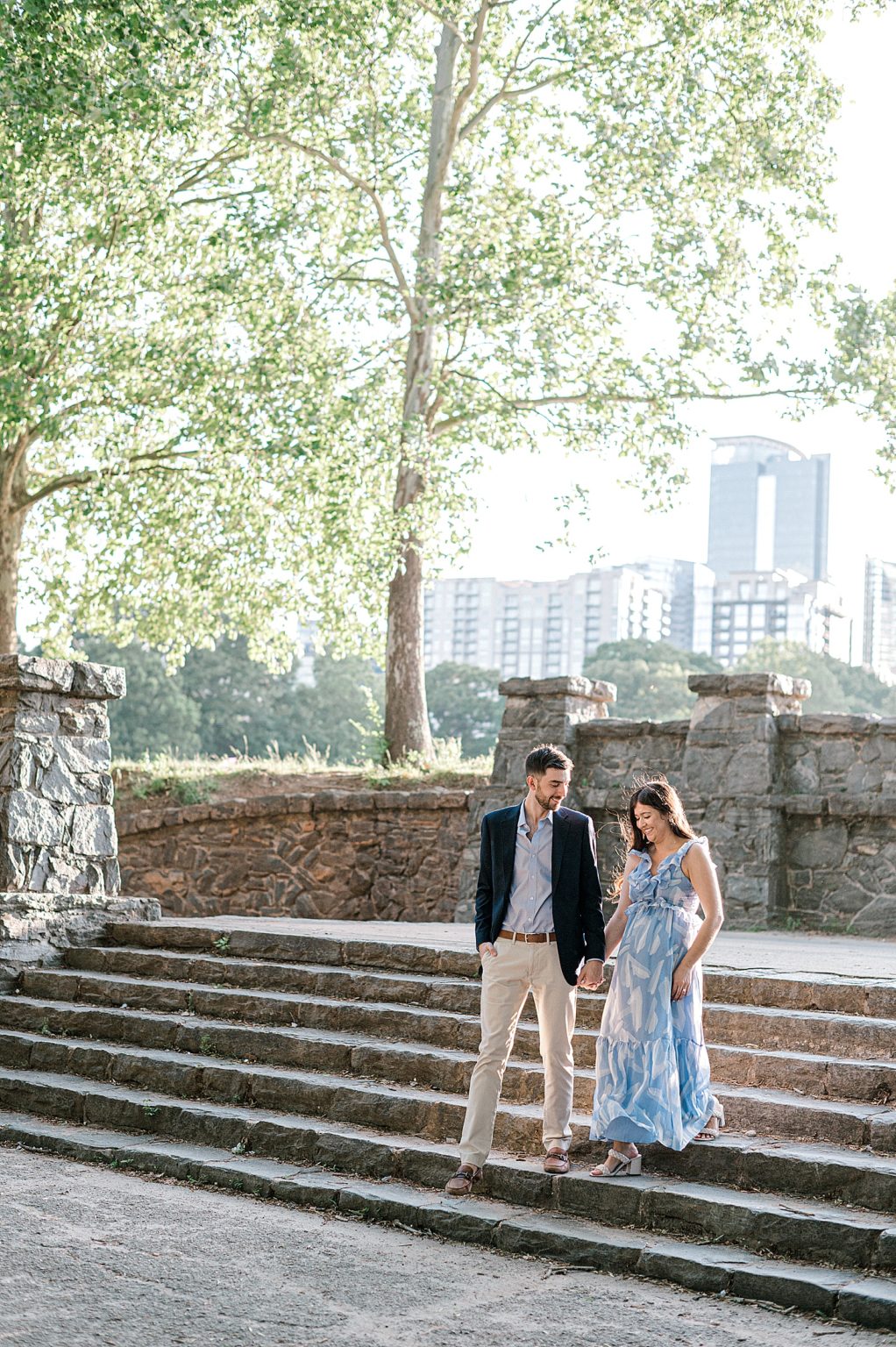 Piedmont Park Engagement Session | Skyler & Harrison - audreygracephoto.com